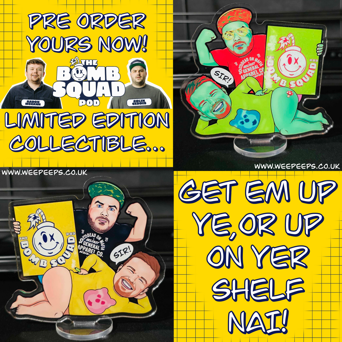 Bomb Squad Pod (Reversible) - Pre Order – Wee Peeps